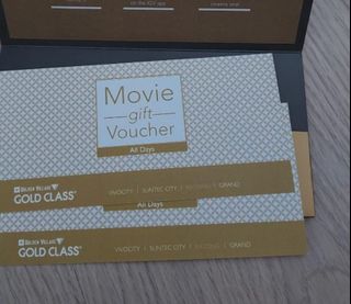 2x golden village gold class, Tickets & Vouchers, Vouchers on Carousell