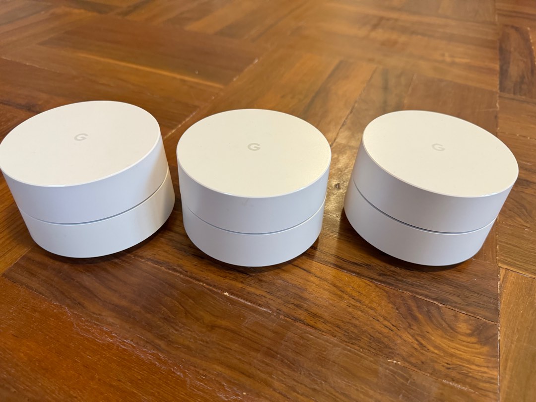 Google Mesh Wi-Fi (3 units), 電腦＆科技, 電腦周邊及配件, Wifi及上網相關產品 - Carousell