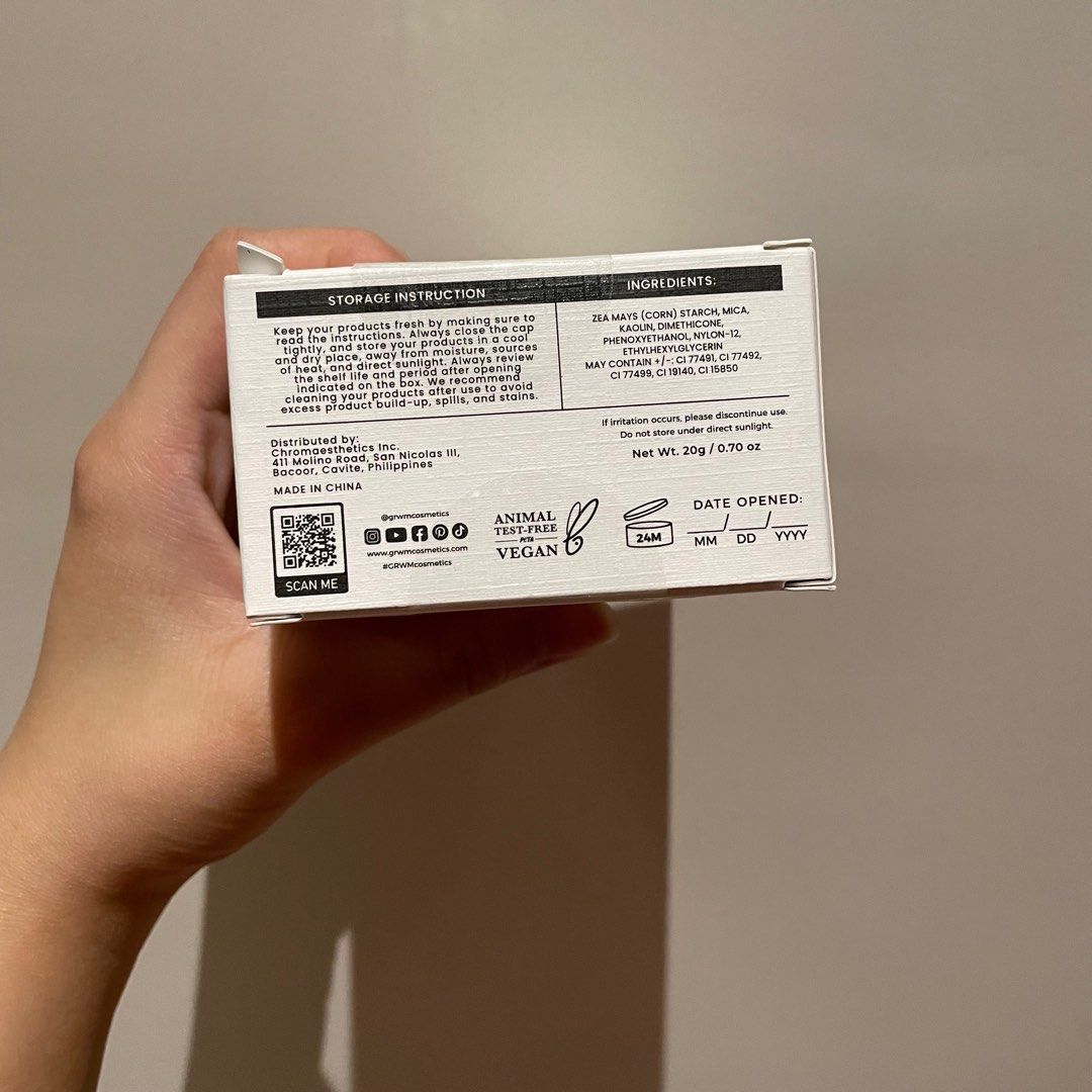 GRWM Cosmetics Loose Powder (Bright n’ Pink), Beauty & Personal Care ...