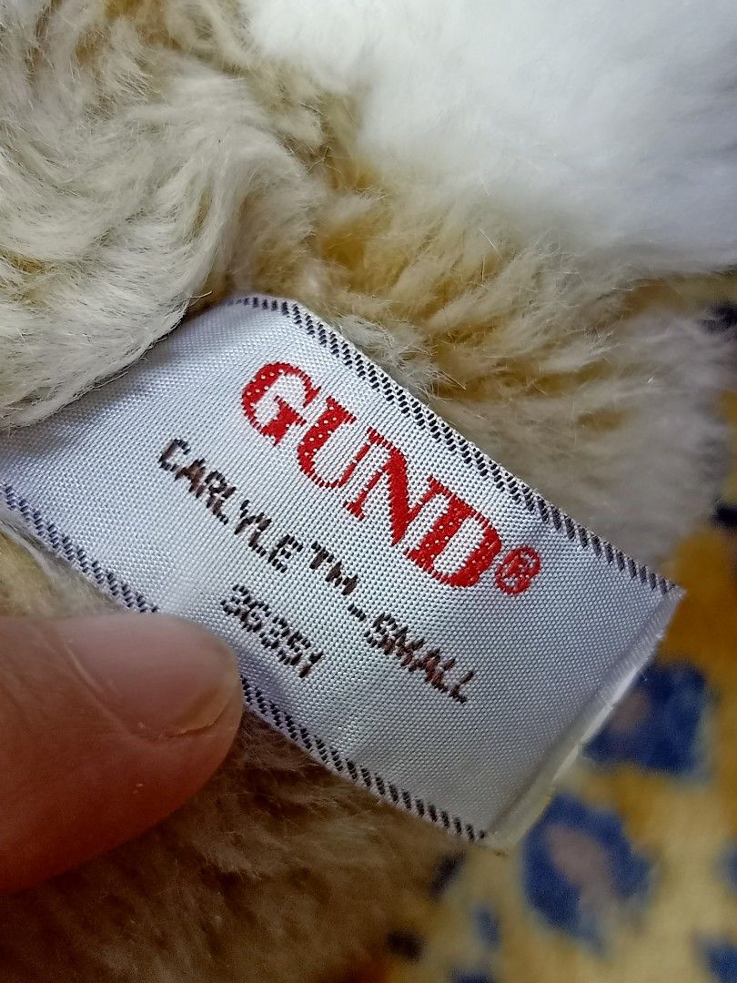 GUND BRAND BIG SIZE CARLYLE BUNNY / RABBIT PLUSH TOY, Hobbies & Toys ...