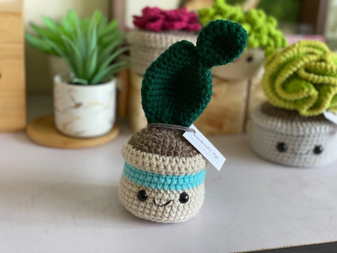 Handmade cactus crochet amigurumi, Hobbies & Toys, Stationery & Craft ...