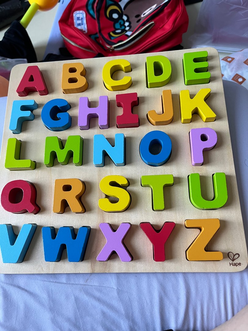 Hape Alphabet, Hobbies & Toys, Toys & Games on Carousell