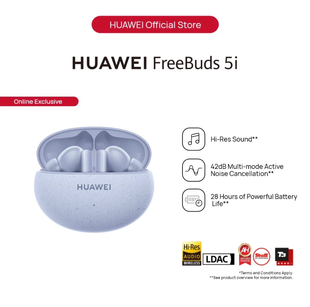 Huawei Freebuds 5i Blue, Audio, Earphones on Carousell