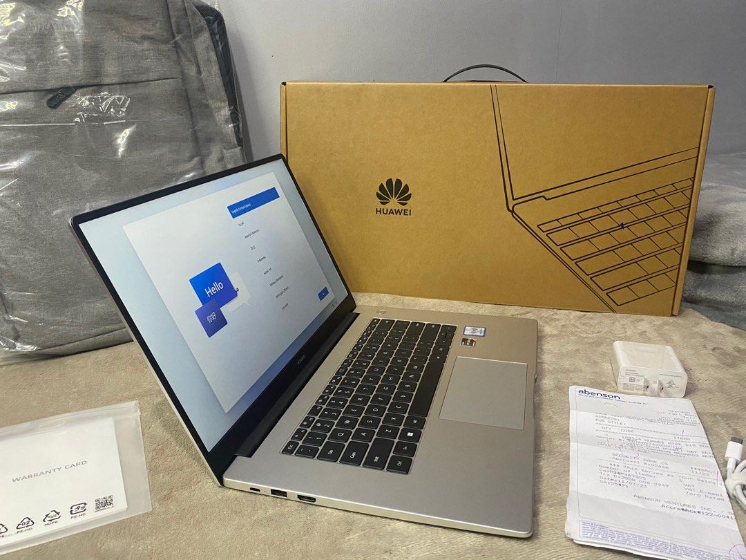 Huawei matebook D15 BoM-WFP9 Mystic Silver, Computers & Tech, Laptops ...
