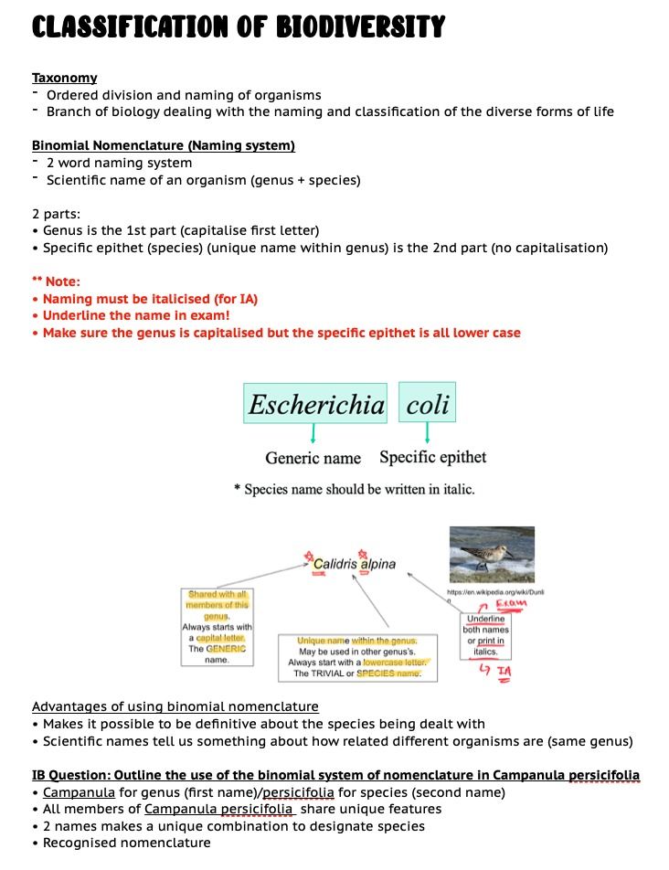 IB BIOLOGY TOPICAL NOTES (TOPIC 5: EVOLUTION), Hobbies & Toys, Books ...
