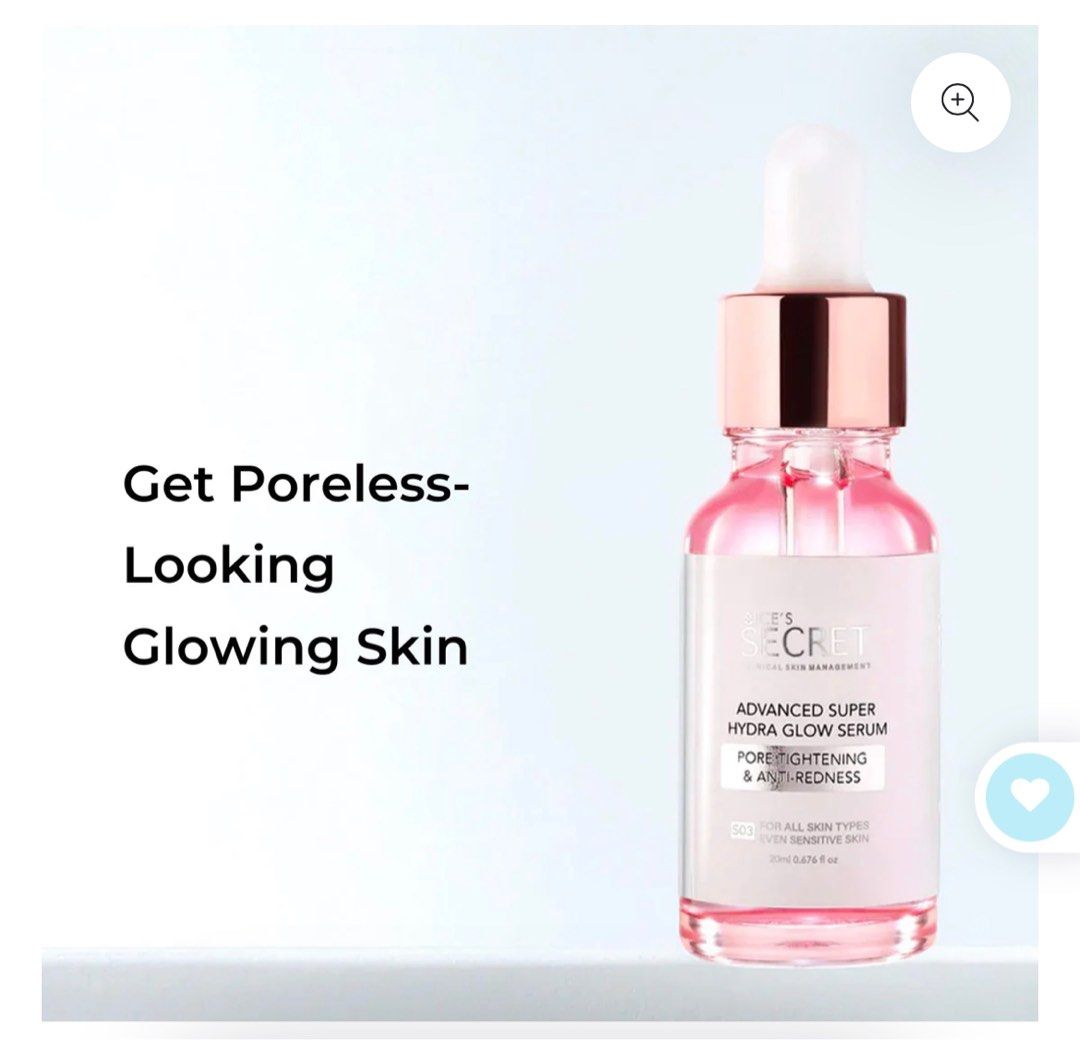 ICE SECRET Advanced Super Hydra Glow Serum, Beauty & Personal Care ...