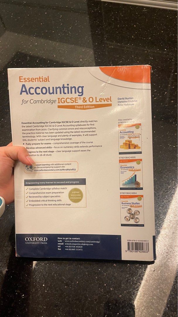 IGCSE O LEVELS ACCOUNTING COURSEBOOK, Hobbies & Toys, Books & Magazines ...