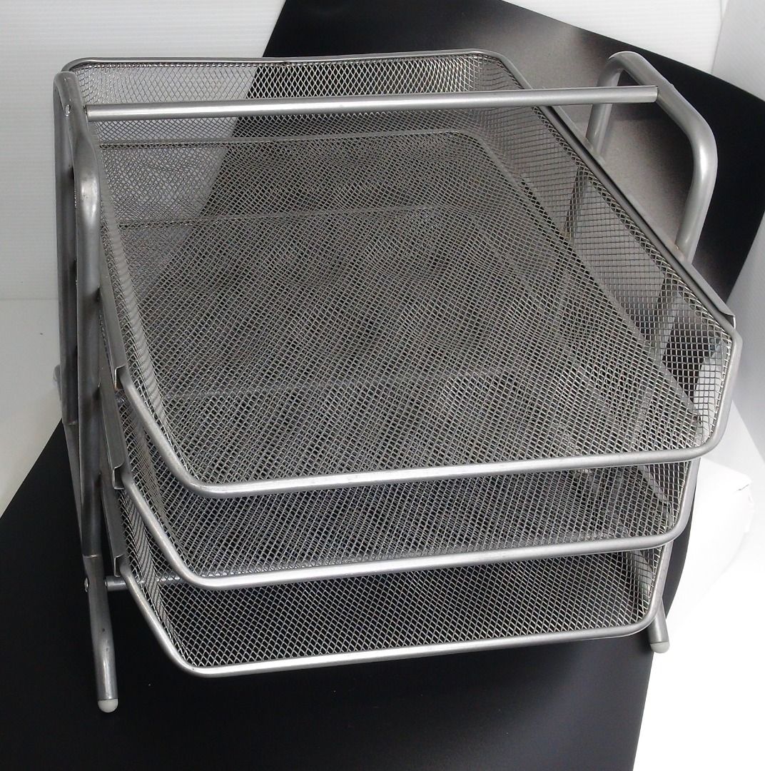 IKEA Dokument Mesh 3 Tier Document Pull Out Letter Tray Organizer ...