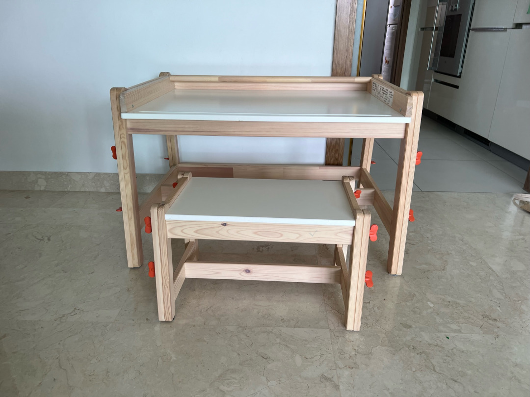 IKEA Flisat Chair & Table, Babies & Kids, Baby Nursery & Kids Furniture ...