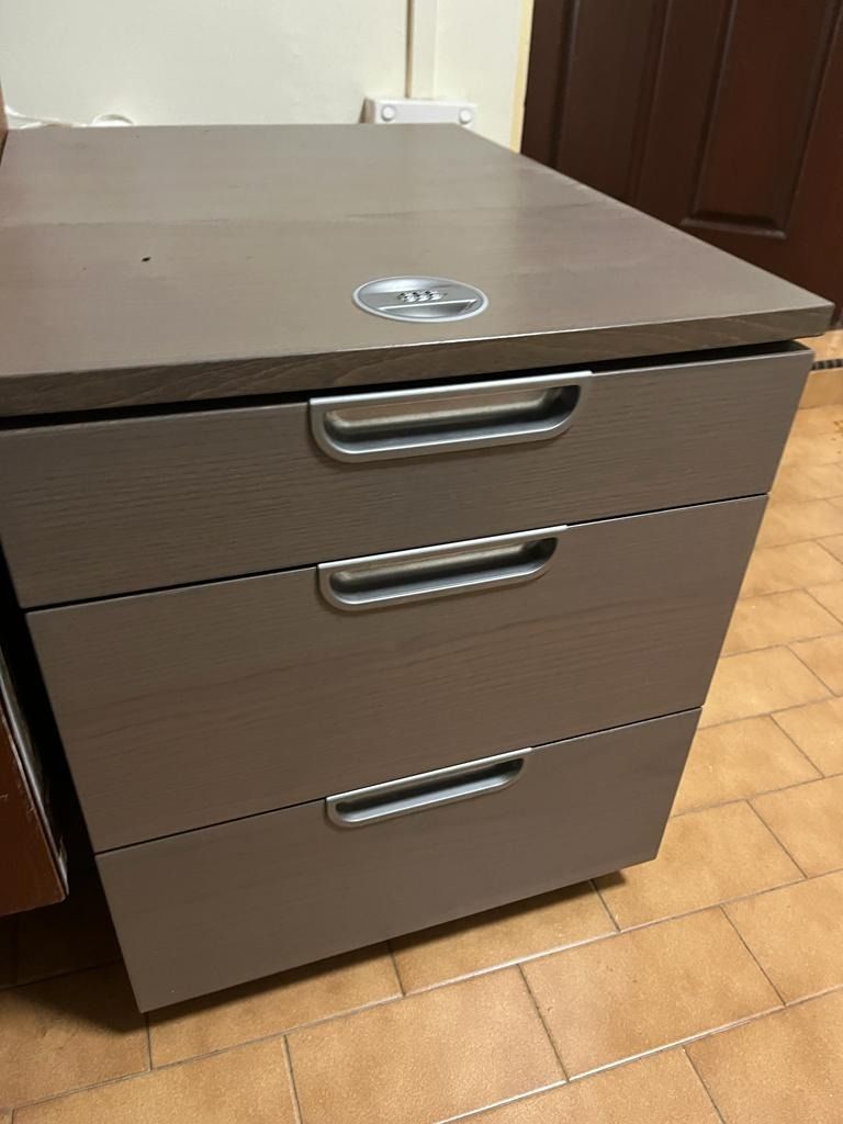 IKEA Galant Side Table / Lockable Filing Cabinet, Furniture & Home ...