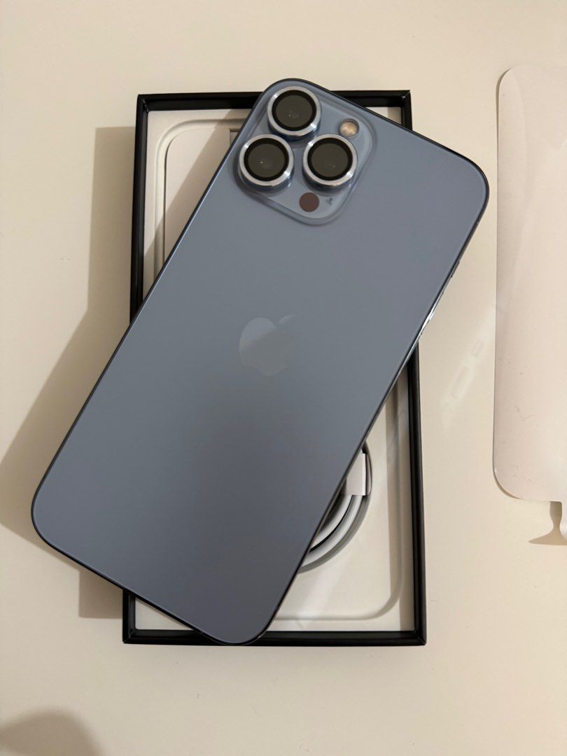 iPhone 13 Pro Max Sierra Blue - 256gb, Mobile Phones & Gadgets, Mobile ...