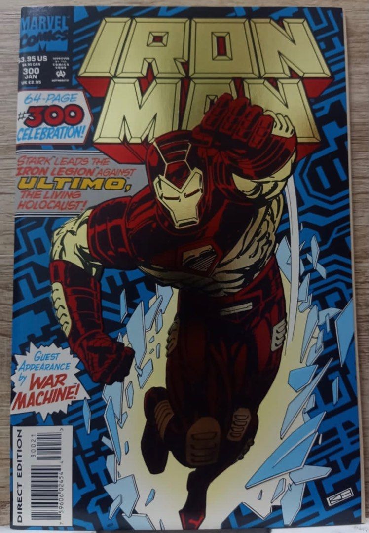 Iron Man #300 Jan 1994, Hobbies & Toys, Books & Magazines, Comics ...