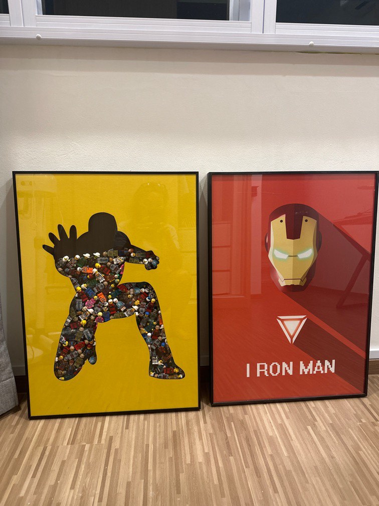 Iron Man wall display ( hanging), Furniture & Home Living, Home Decor ...