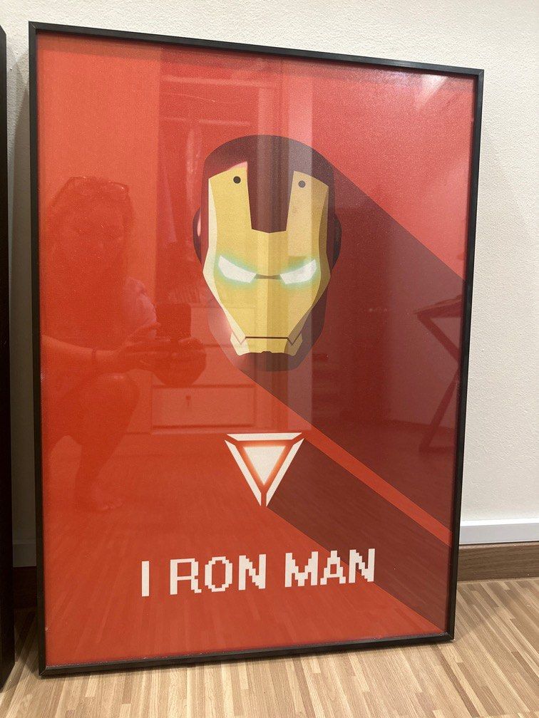 Iron Man wall display ( hanging), Furniture & Home Living, Home Decor ...