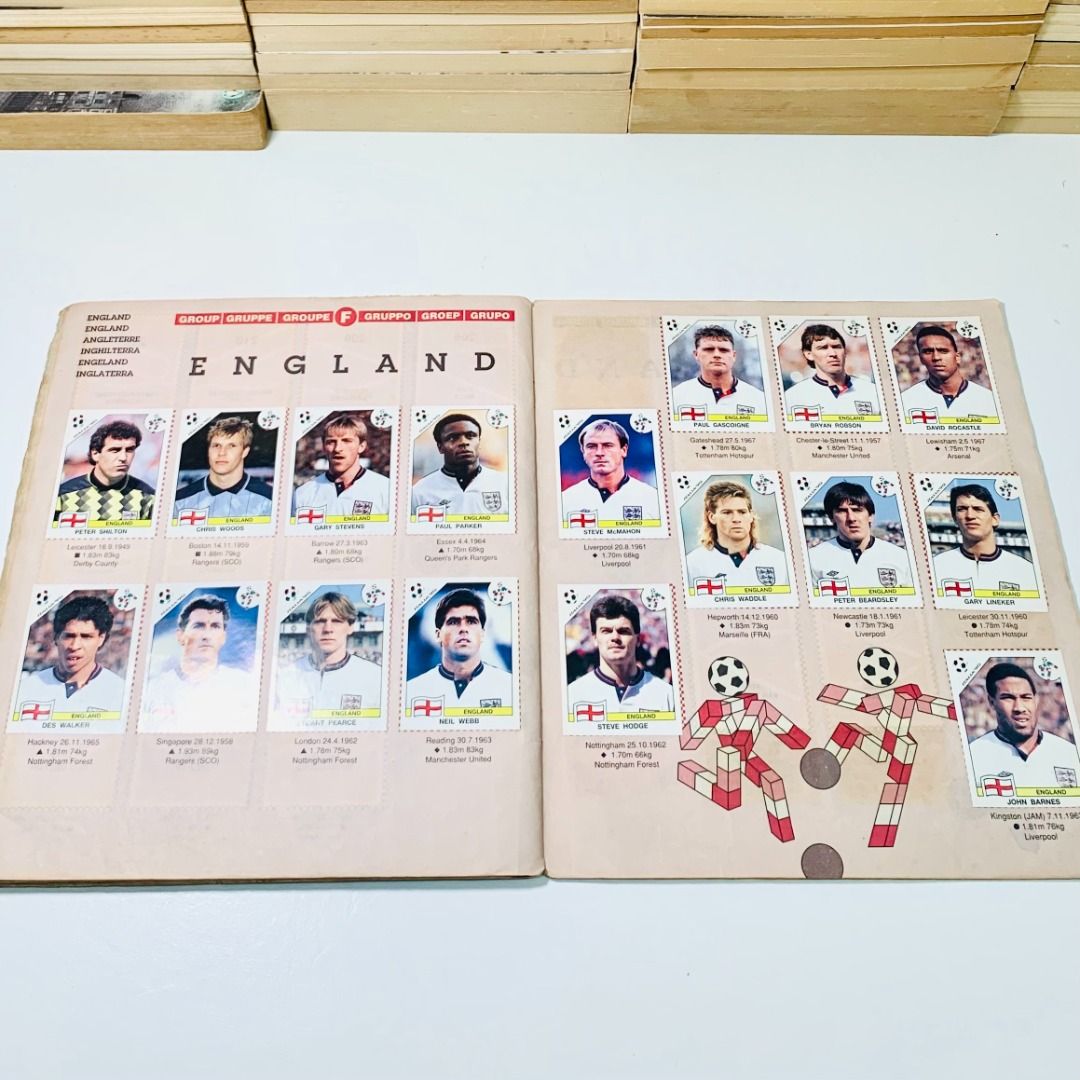 Italia 90 World Cup Official Panini Sticker Album (1990) (Book 1 ...