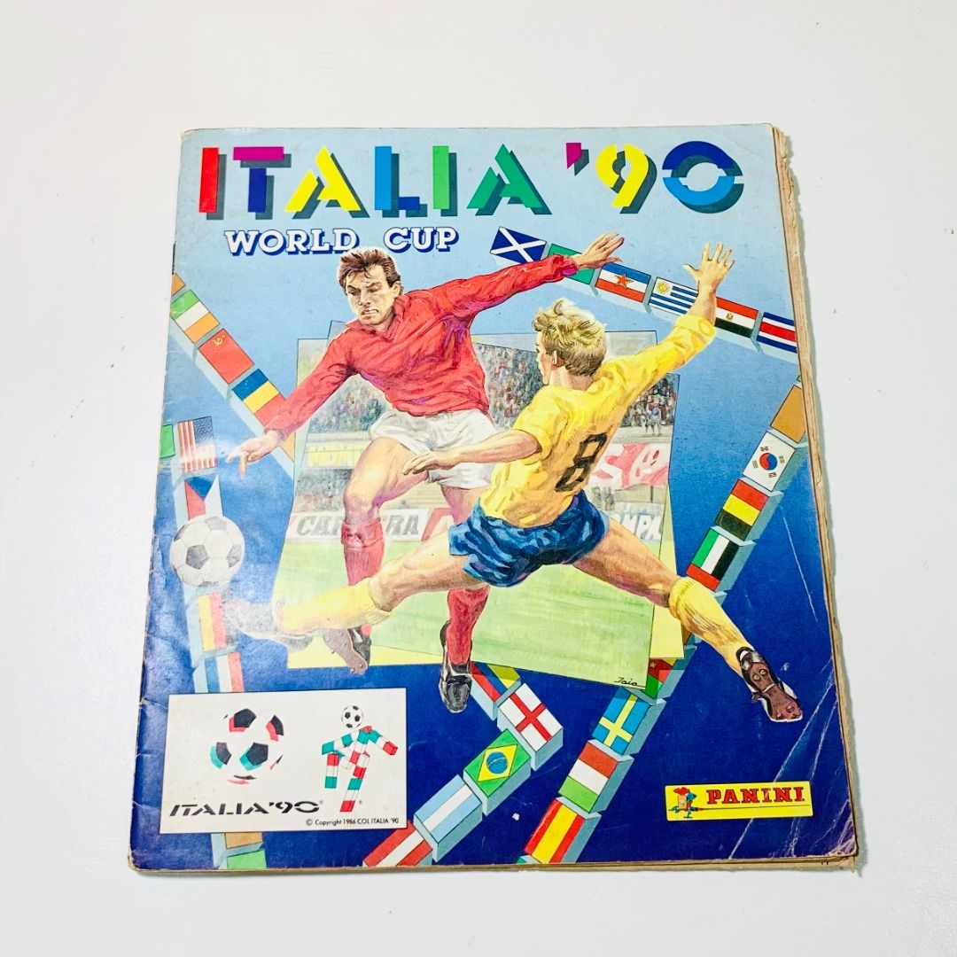 Italia 90 World Cup Official Panini Sticker Album (1990) (Book 1 ...