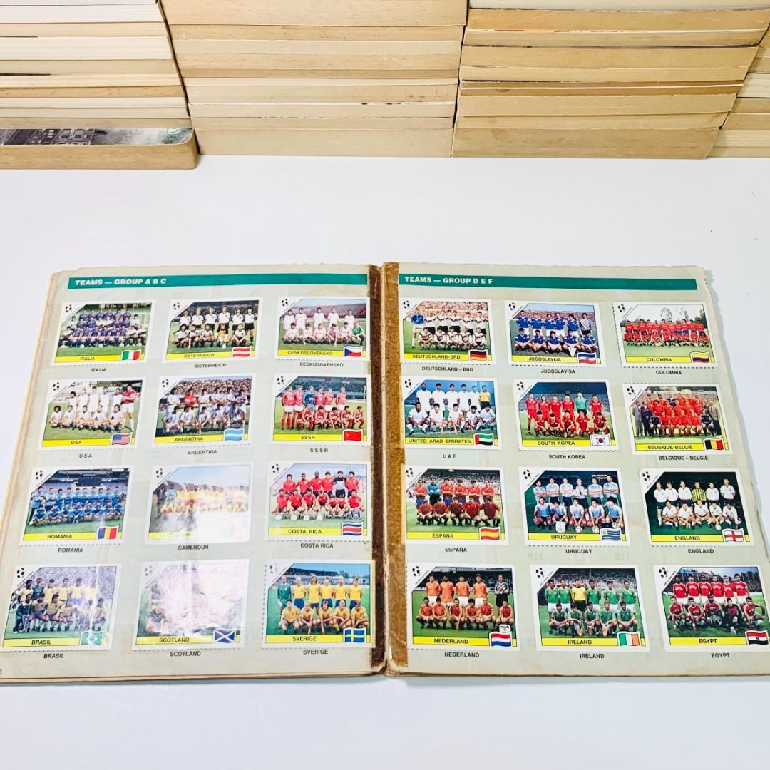 Italia 90 World Cup Official Panini Sticker Album (1990) (Book 1 ...
