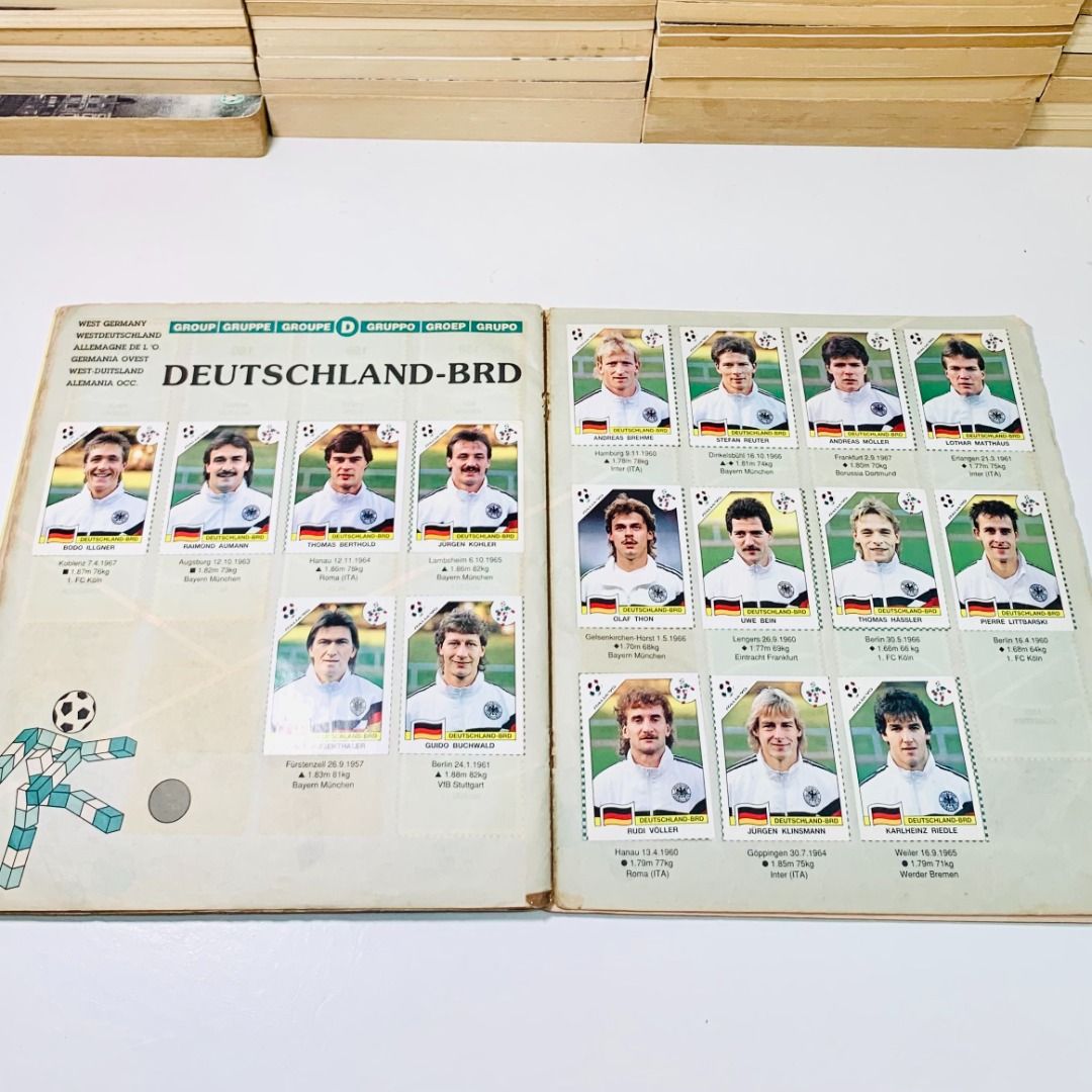 Italia 90 World Cup Official Panini Sticker Album (1990) (Book 1 ...