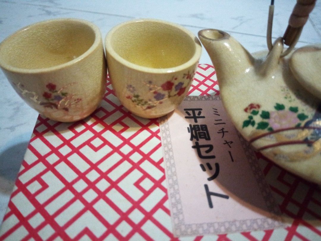 Japanese Miniature Tea Set, Furniture & Home Living, Kitchenware ...