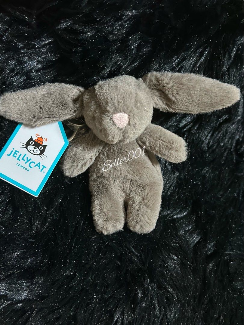 JellyCat Bashful Bunny Truffle Bag Charm, Hobbies & Toys, Toys & Games ...