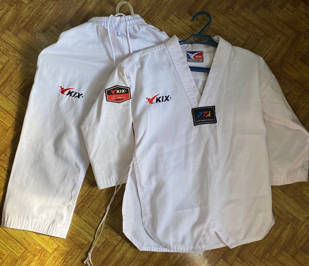 KIX TAEKWONDO UNIFORM 110 CM, Women's Fashion, Coats, Jackets and ...