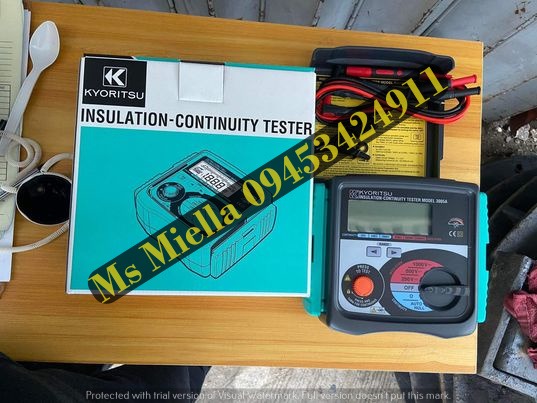 Kyoritsu” Megger Tester, Commercial & Industrial, Construction Tools ...