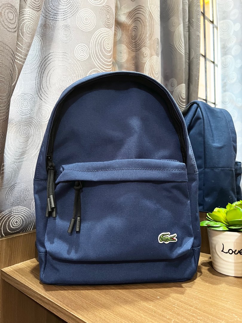 Lacoste small backpack, Men's Fashion, Bags, Backpacks on Carousell