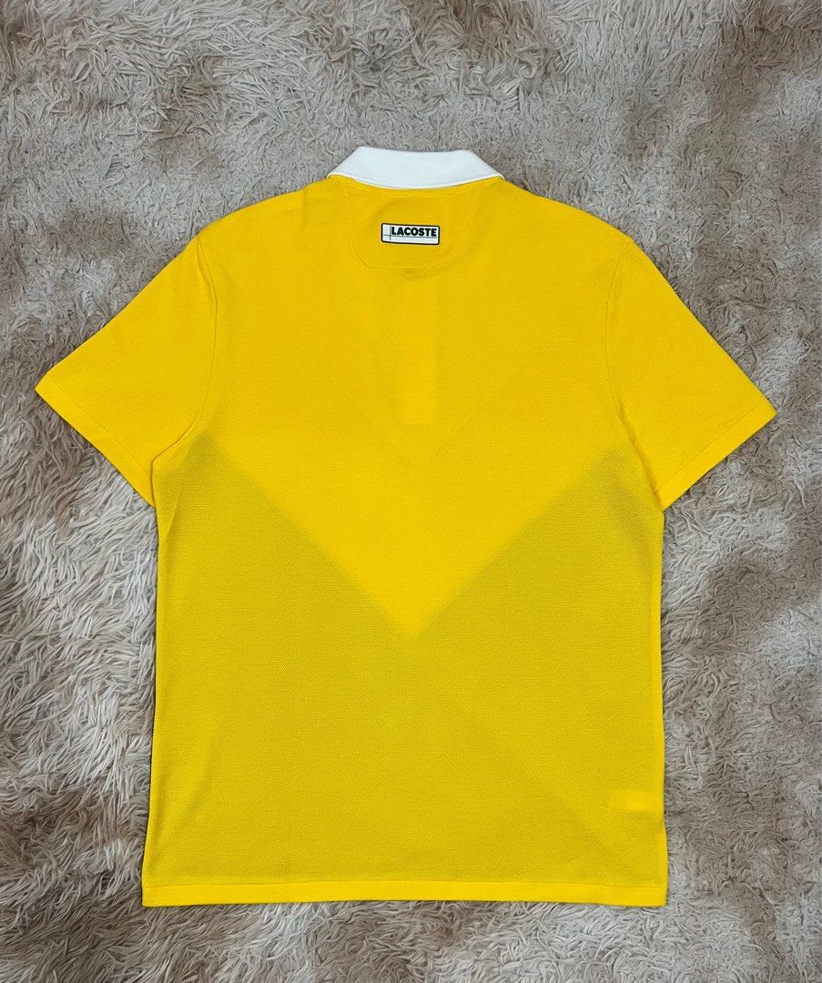 Lacoste Tricolor Regular Fit Polo Shirt, Men's Fashion, Tops & Sets, Tshirts & Polo Shirts on ...