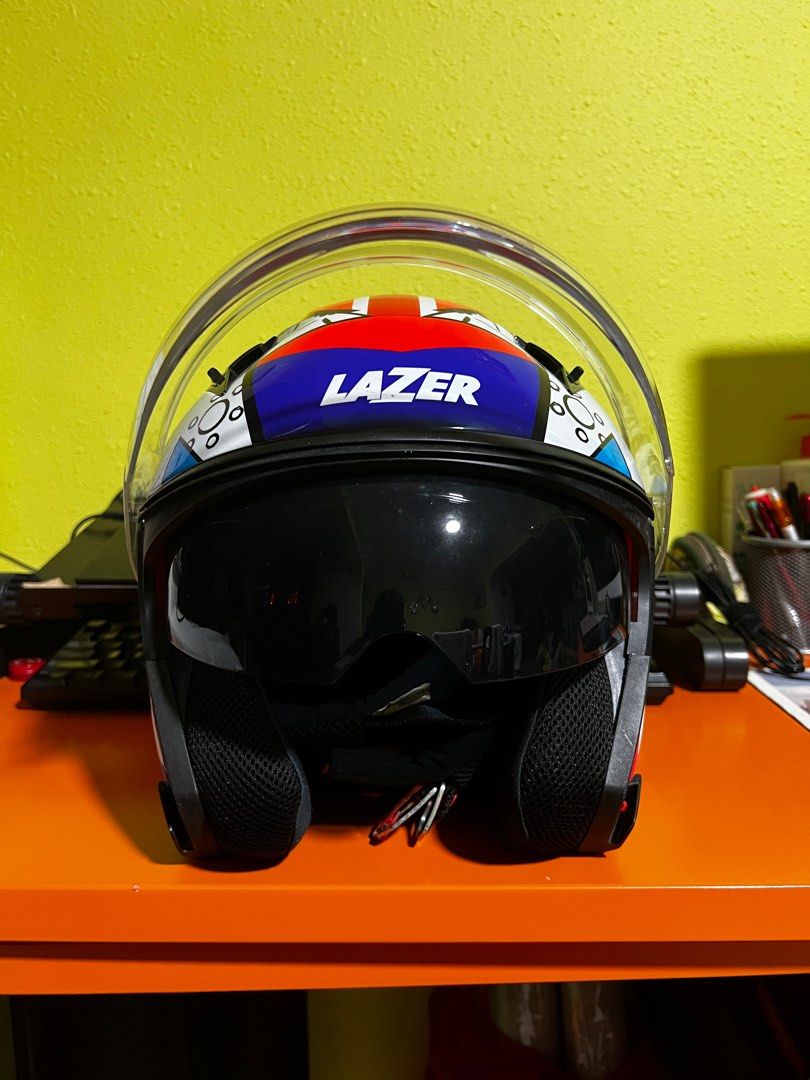 Lazer Helmet, Motorcycles, Motorcycle Apparel on Carousell