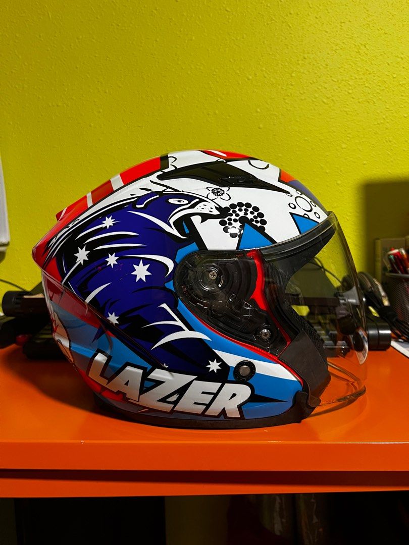Lazer Helmet, Motorcycles, Motorcycle Apparel on Carousell
