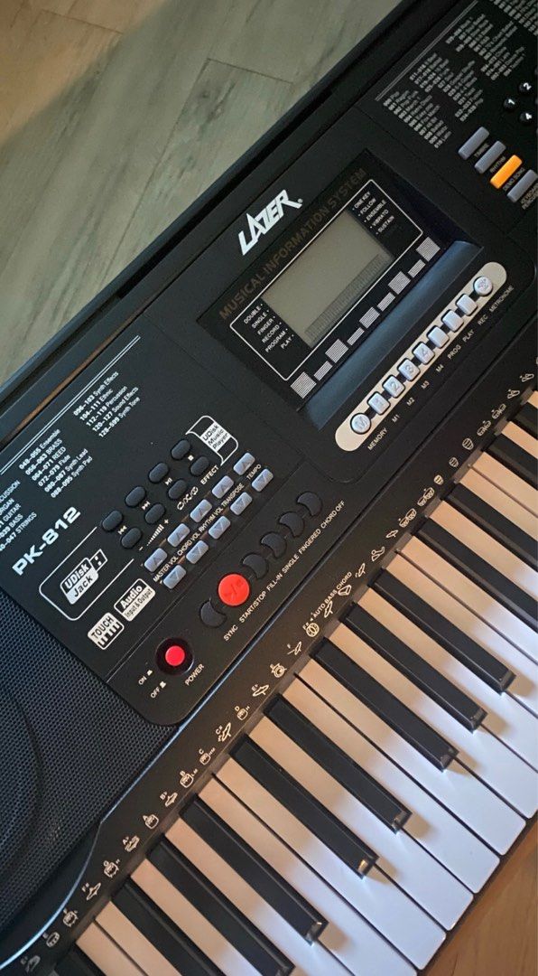 Lazer PK-81261 Key Electronic Keyboard, Hobbies & Toys, Music & Media ...