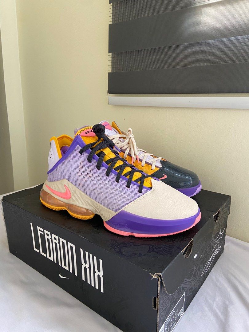 Lebron 19 Low ‘Mismatch’, Men's Fashion, Footwear, Sneakers on Carousell
