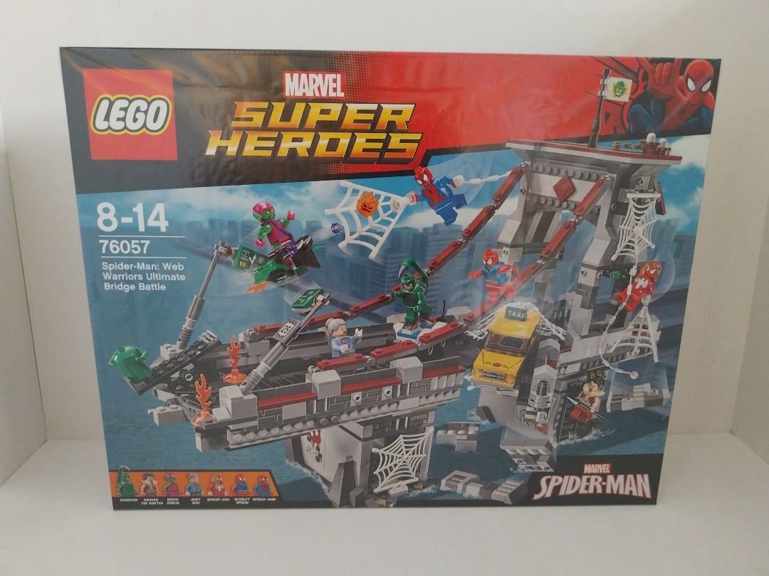 LEGO 76057 Spider-Man Web Warriors Ultimate Bridge Battle 蜘蛛俠決戰吊橋, 興趣及 ...