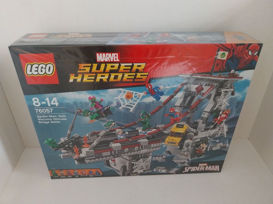 LEGO 76057 Spider-Man Web Warriors Ultimate Bridge Battle 蜘蛛俠決戰吊橋, 興趣及 ...