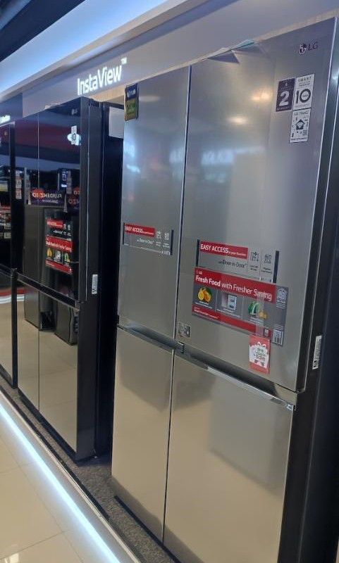 LG SIDE BY SIDE INVERTER REFRIGERATOR RVS-B243PZ RVS-B245PZ RVS ...