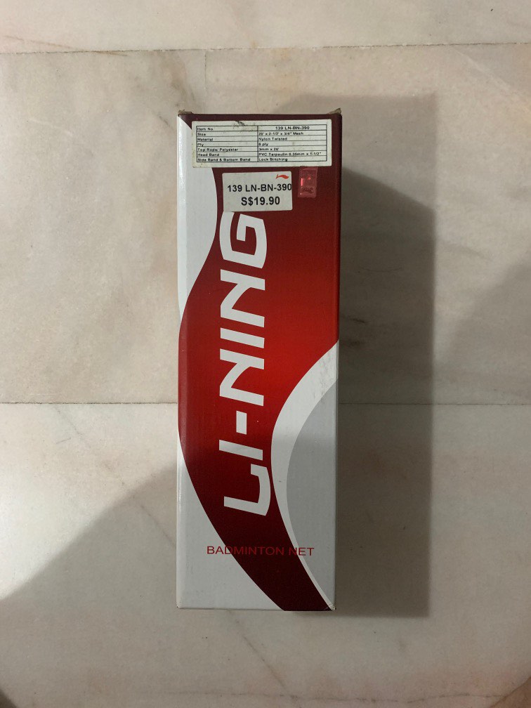 li ning badminton net, Sports Equipment, Sports & Games, Racket & Ball ...