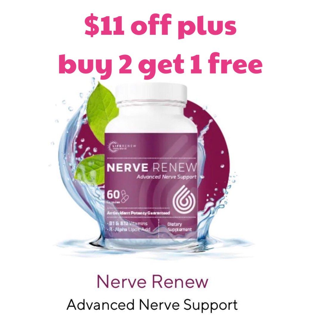 Life Renew Nerve Renew supplement, Health & Nutrition, Health ...