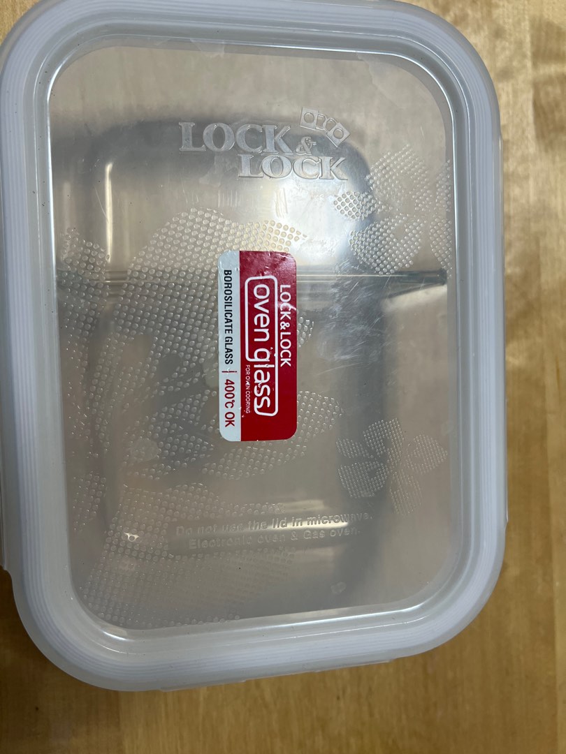 Lock and Lock Glass food container - Oven Safe, Furniture & Home Living ...
