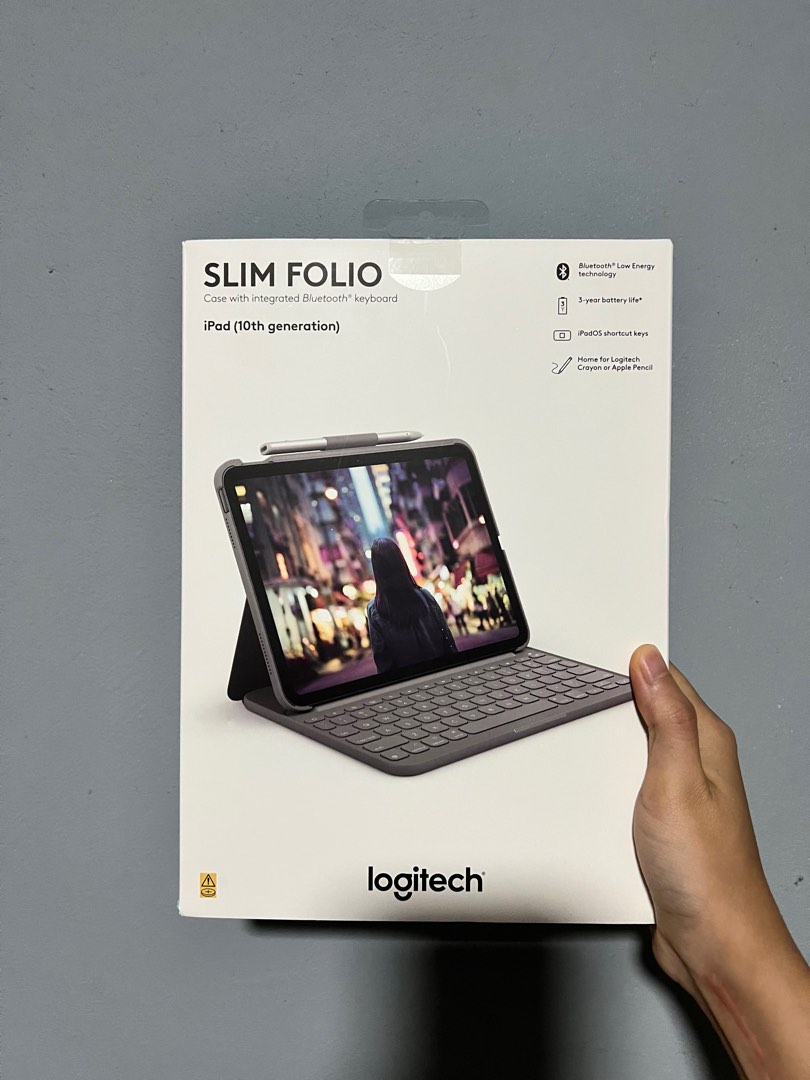 Logitech Slim Folio 10.9" (10th Gen), Mobile Phones & Gadgets, Mobile ...