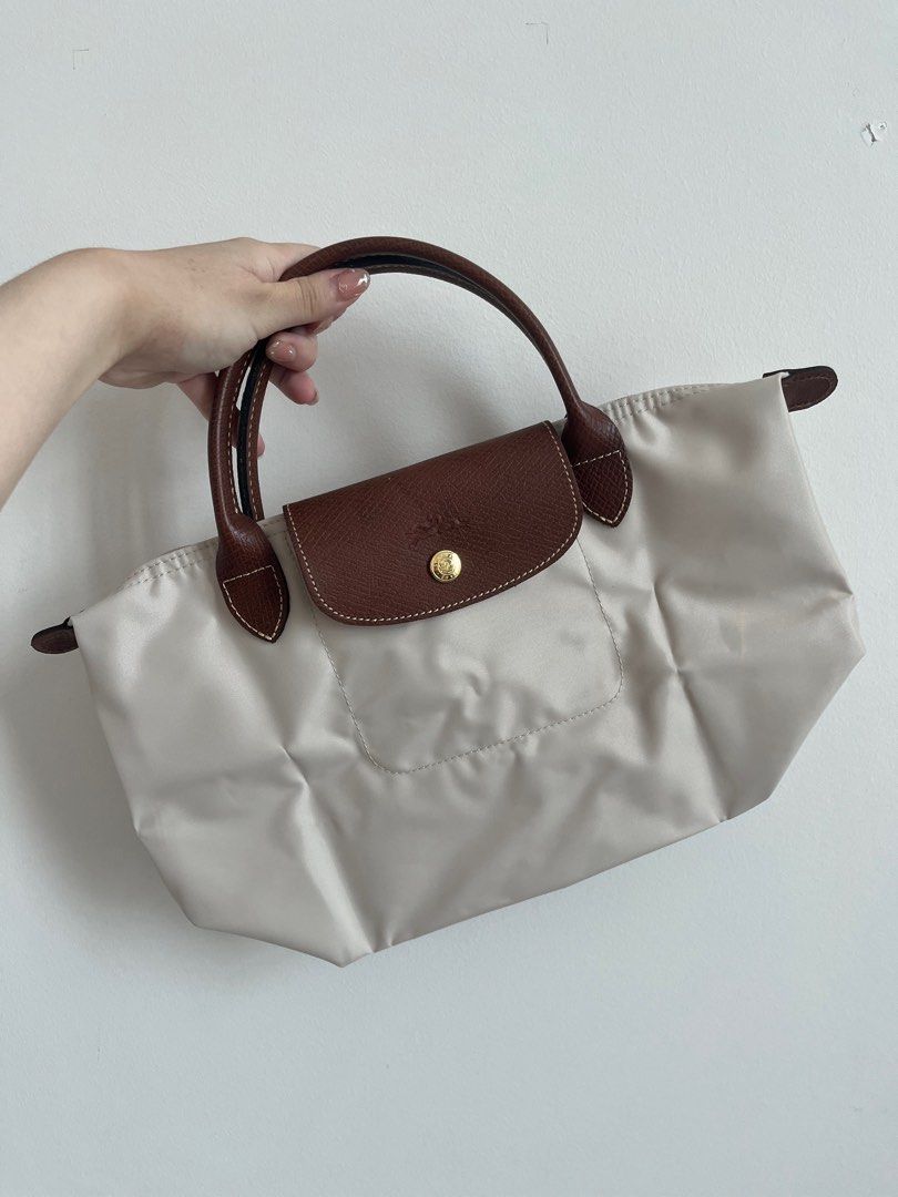 (Brand new) Longchamp Le Pliage Original S Size - Paper/Beige Colour ...