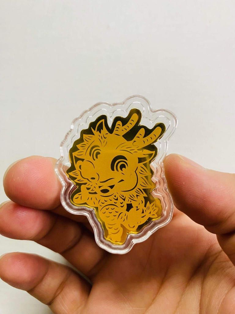 Lucky dragon phone sticker, Women's Fashion, Jewelry & Organizers, Charms on Carousell