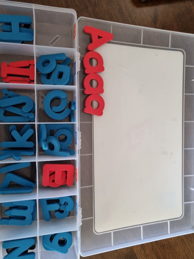 Magnetic alphabet box, Hobbies & Toys, Toys & Games on Carousell