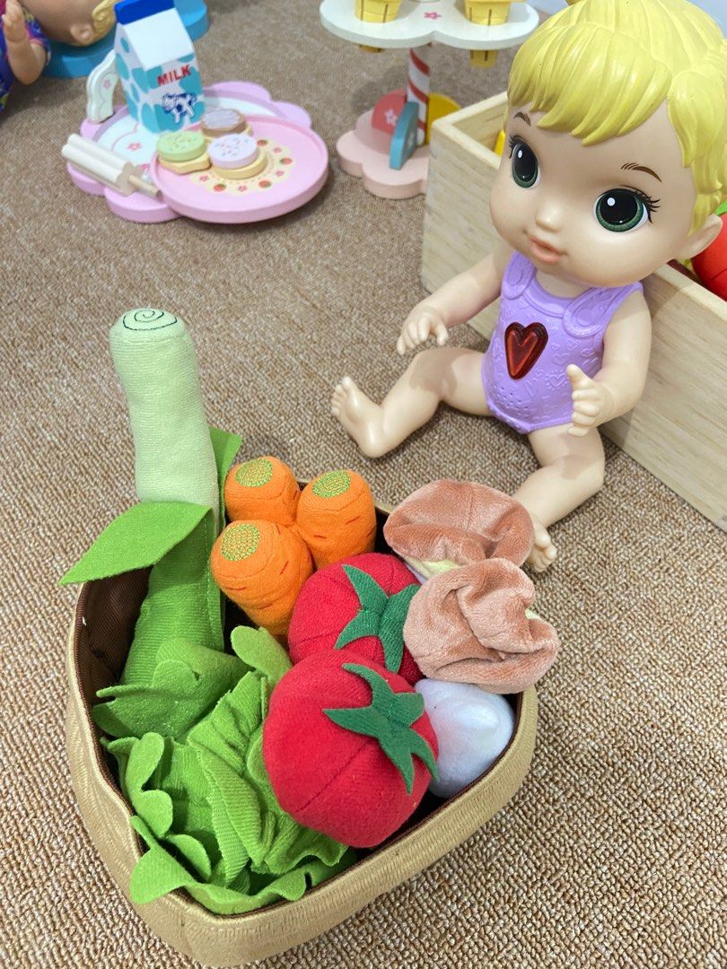 Mainan Boneka Sayuran Ikea Pretend Play Masak Masakan Toys