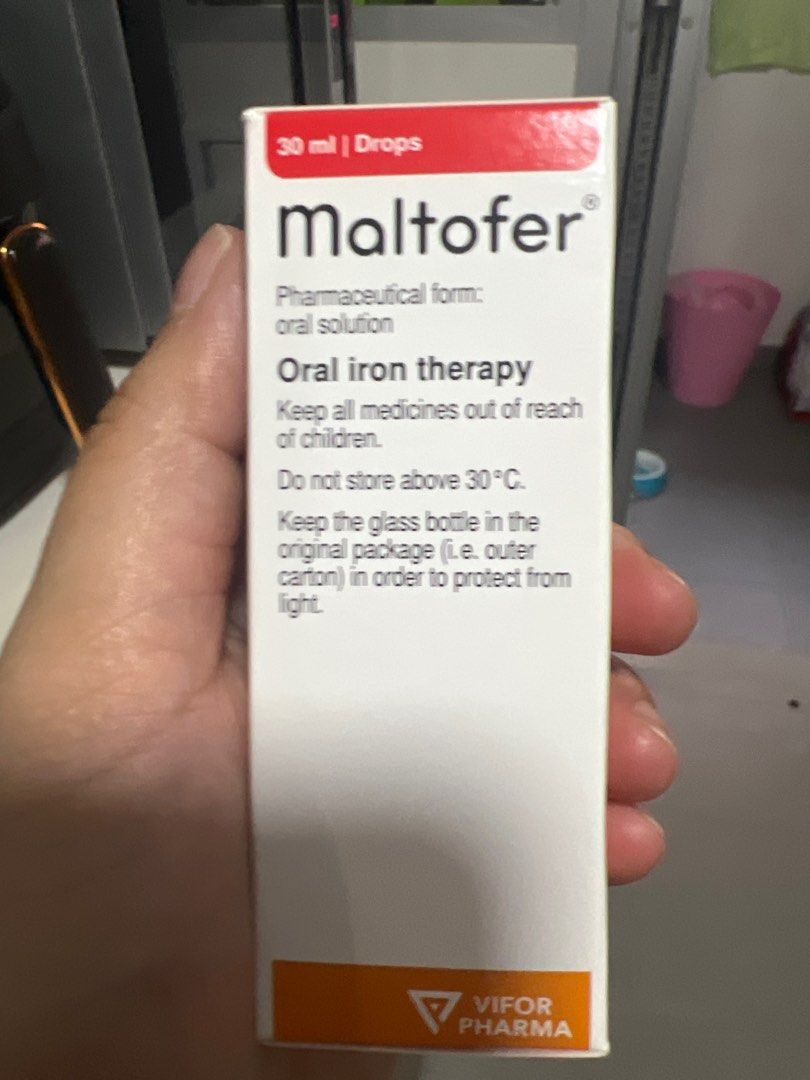 Maltofer drop oral iron therapy, Health & Nutrition, Health Supplements ...