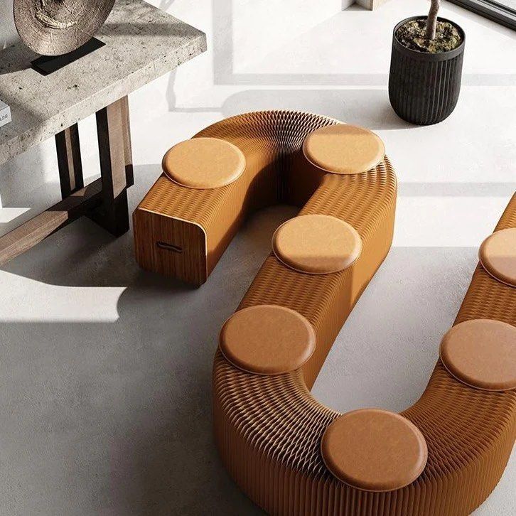 MARGOT Expanding Paper Seats, Furniture & Home Living, Furniture ...