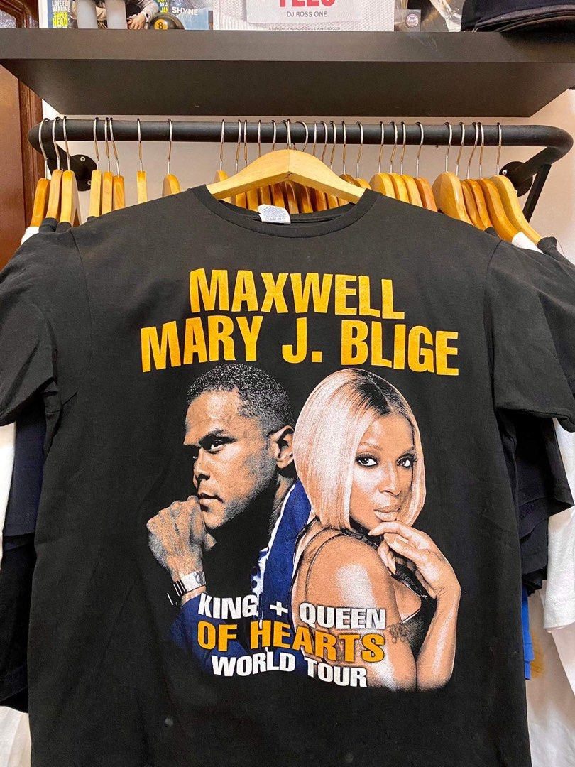 Maxwell and Mary J. Blige World Tour Tee, Men's Fashion, Tops & Sets ...