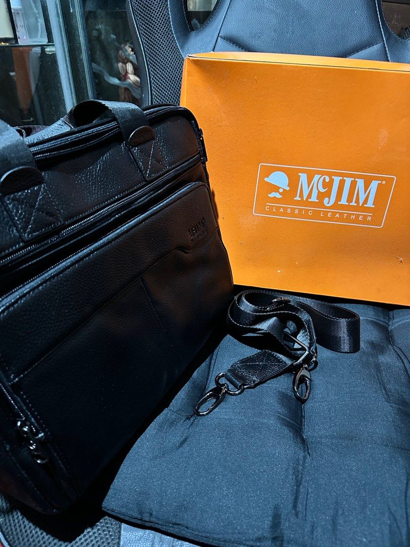 MC Jim Leather Sling Bag, Men's Fashion, Bags, Sling Bags on Carousell