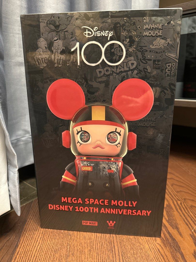 Mega Space Molly Disney 100TH Anniversary, 興趣及遊戲, 玩具 & 遊戲類 - Carousell