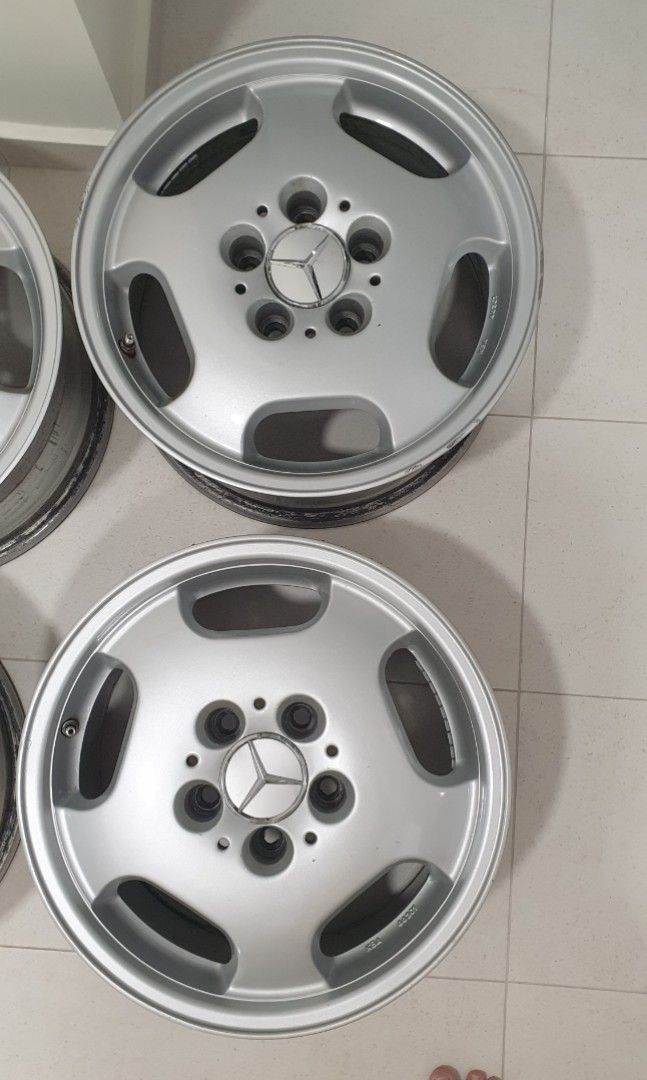Mercedes W124 W210 5 hole alloy wheels rim, Car Accessories, Tyres ...
