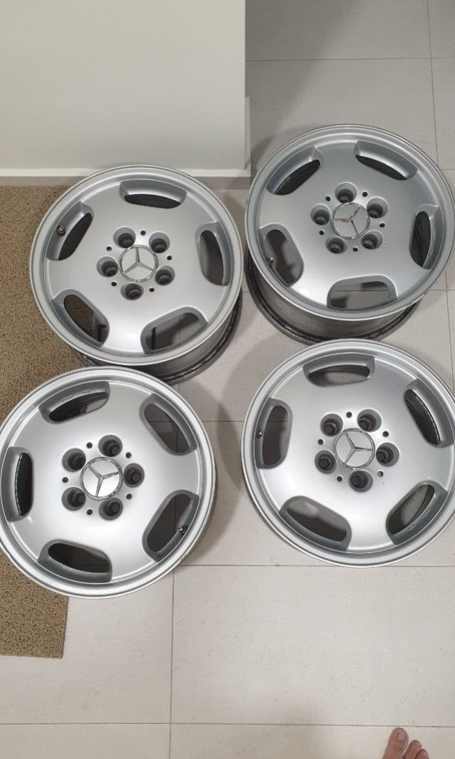 Mercedes W124 W210 5 hole alloy wheels rim, Car Accessories, Tyres ...